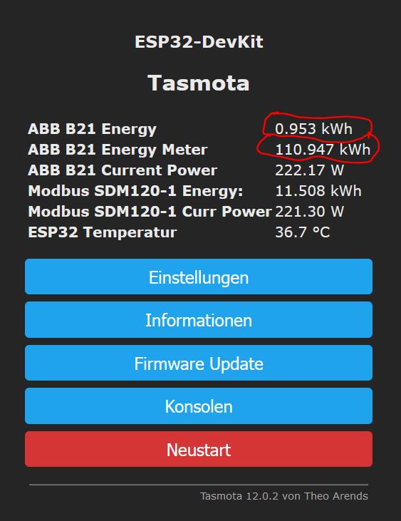 Tasmota v12.0.2 SML arithmetic with more than one meter does not work · Issue #15950 · arendst ...