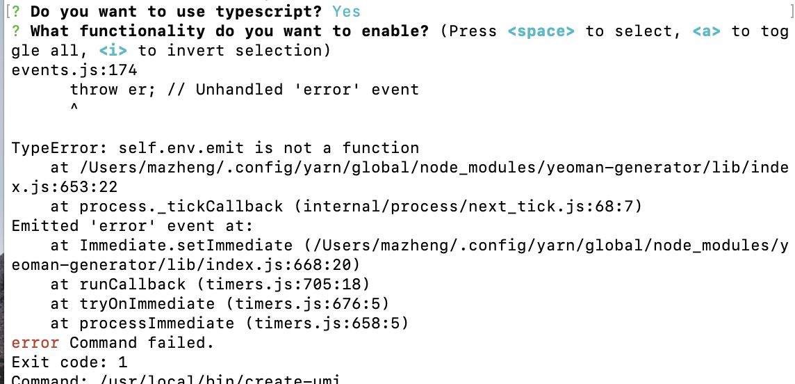 create-umi创建到选择antd时报错，咋解决 · Issue #4002 · umijs/umi · GitHub