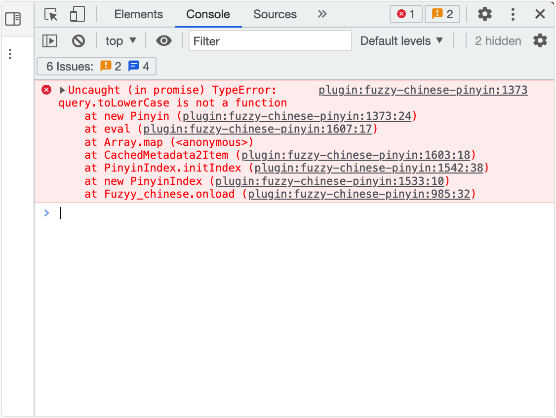 [无法使用] 最新版本ob安装最新版本插件使用报错 · Issue #9 · lazyloong/obsidian-fuzzy-chinese · GitHub
