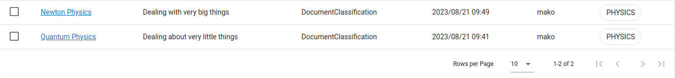 Improve the "search projects" functionality · Issue #2269 · doccano/doccano · GitHub
