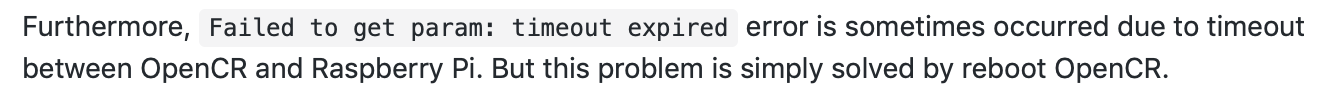 How To Reboot Opencr · Issue 425 · Robotis Git Turtlebot3 · Github