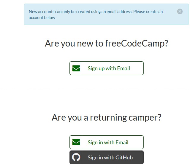 Can’t log in with Github · Issue #14669 · freeCodeCamp/freeCodeCamp · GitHub