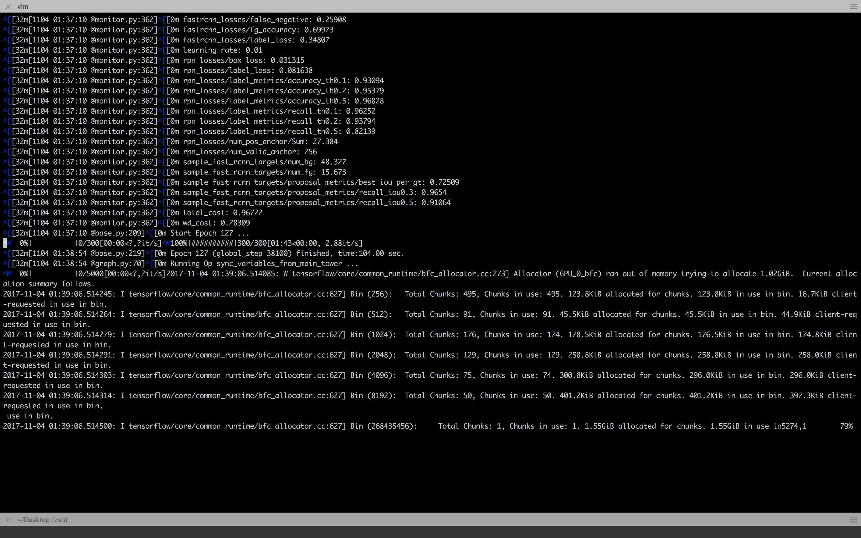 OOM when offline evaluating Faster-RCNN · Issue #467 · tensorpack/tensorpack · GitHub