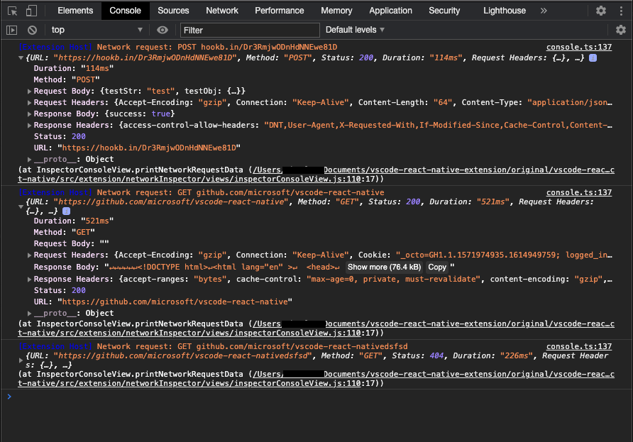 [Feature] Network inspect · Issue #1418 · microsoft/vscode-react-native · GitHub