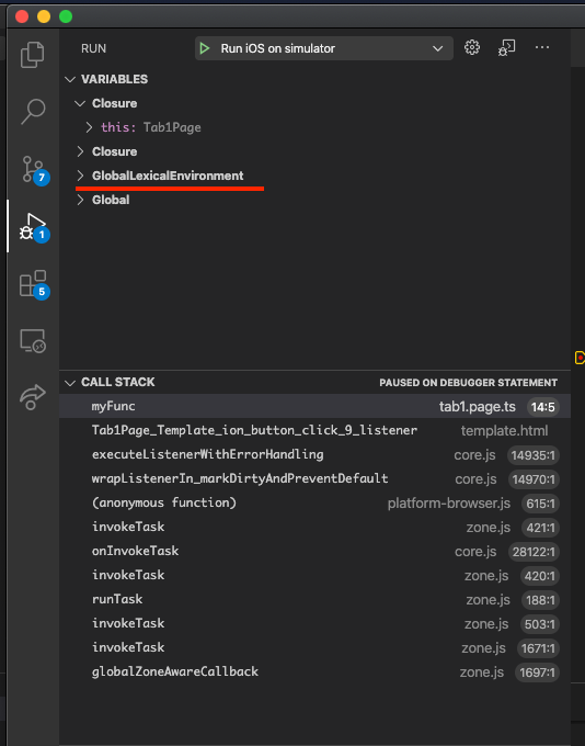 Js Debug Doesn T Support Custom Types Of Variable Scopes In The Variables Tab · Issue 651