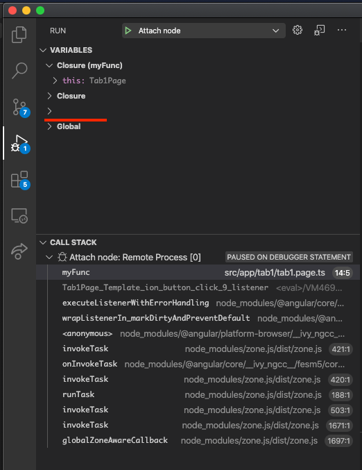 Js Debug Doesn T Support Custom Types Of Variable Scopes In The Variables Tab · Issue 651