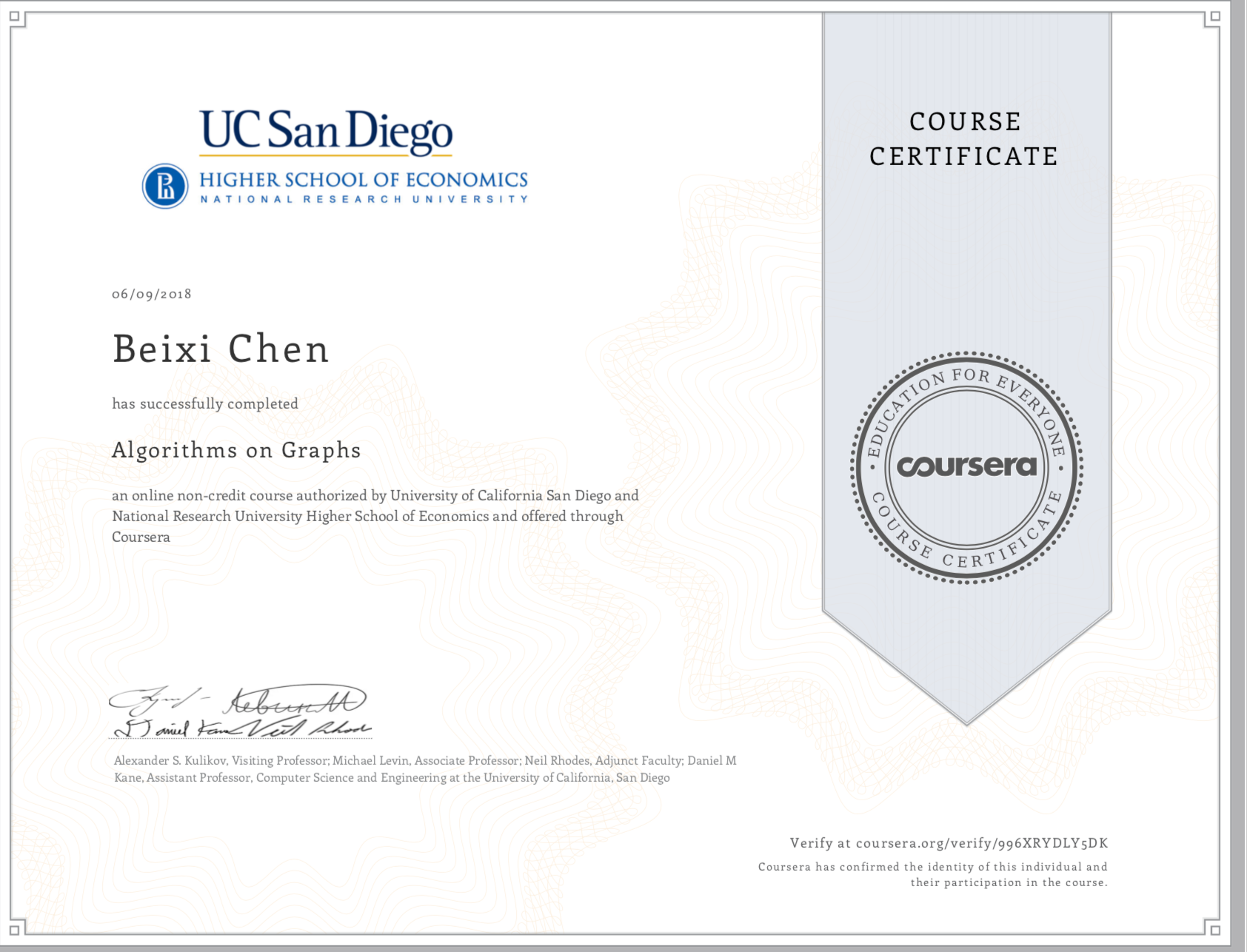 Github Bessiechen Coursera Algorithms On Graphs This Course Covers Several Ways To Traverse
