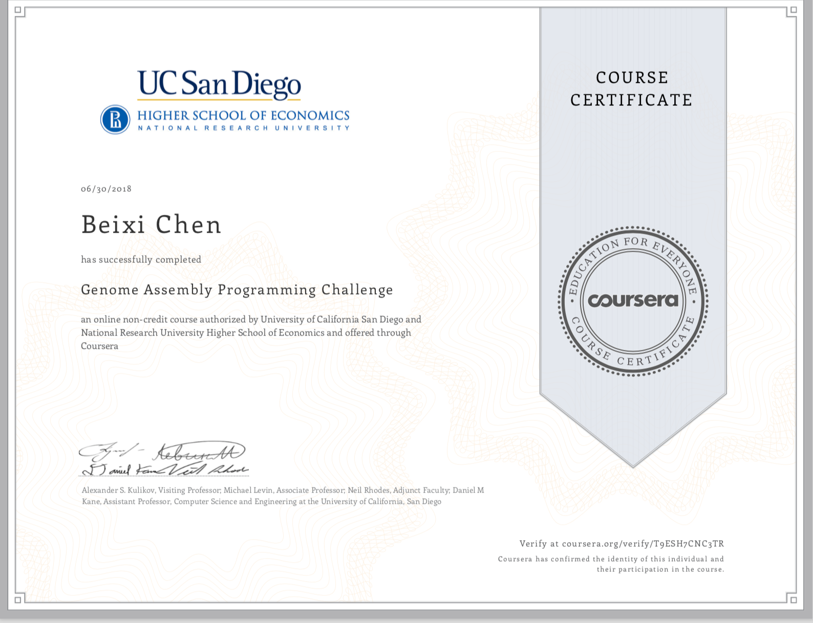 GitHub - BessieChen/Coursera-Genome-Assembly-Programming-Challenge: Assembled Phi-X174 genome ...