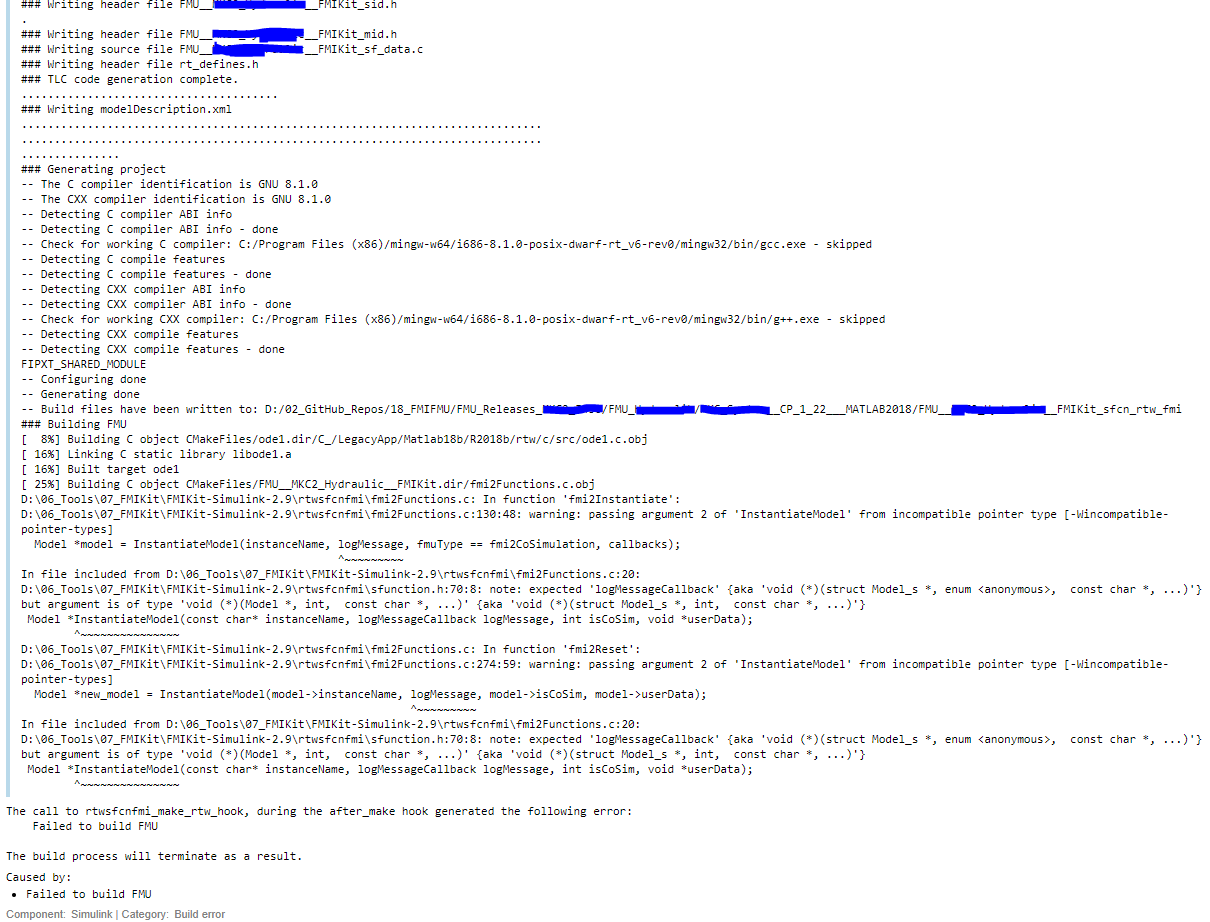 Error With Fmu Export Using Rtwsfcnfmitlc And Mingw Make · Issue 313