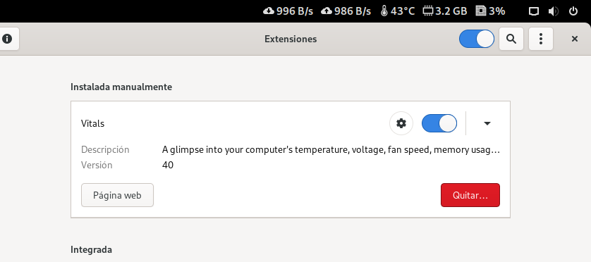 Gnome Shell 40 support · Issue #186 · corecoding/Vitals · GitHub