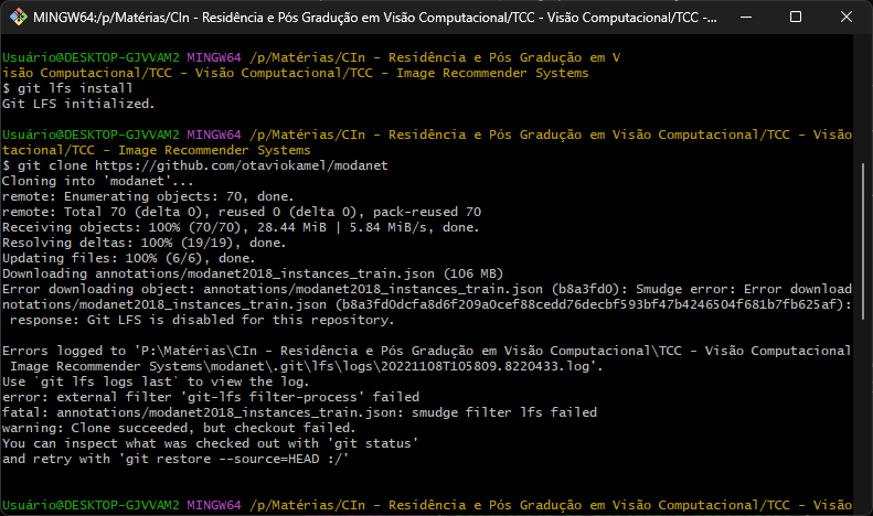 Error "Git LFS is disabled for this repository." · community ...