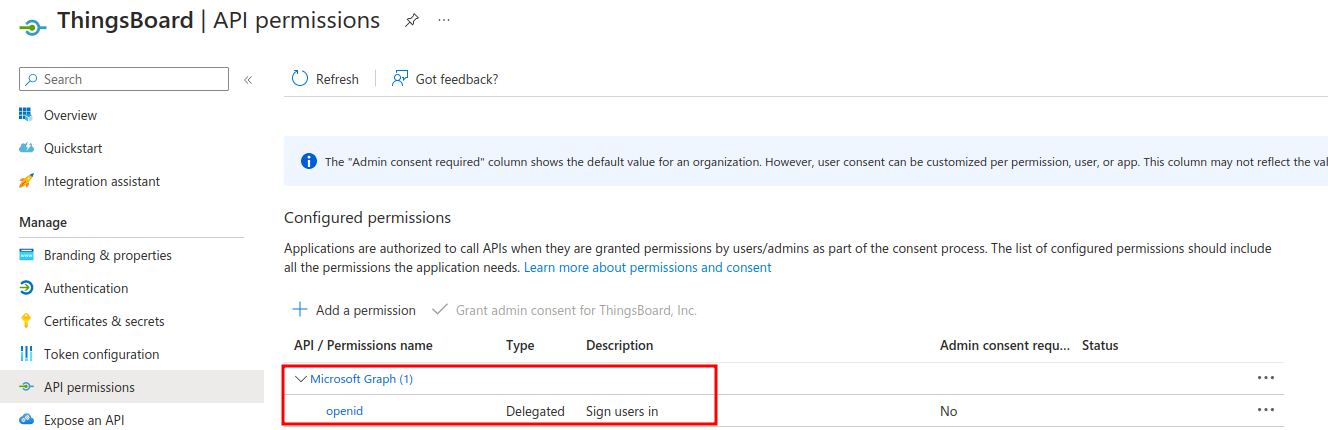 Azure Active Directory SSO implementation · Issue #8156 · thingsboard/thingsboard · GitHub