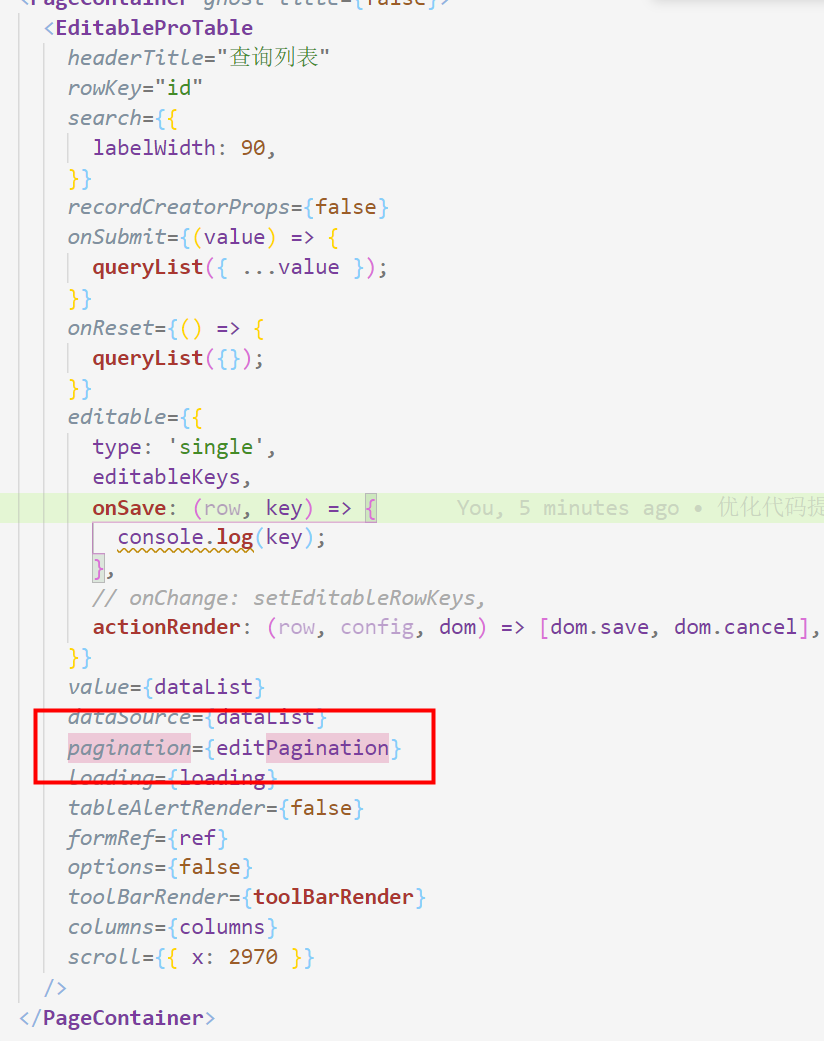 🐛[BUG]可编辑表格pagination分页失效 · Issue #2890 · ant-design/pro-components · GitHub