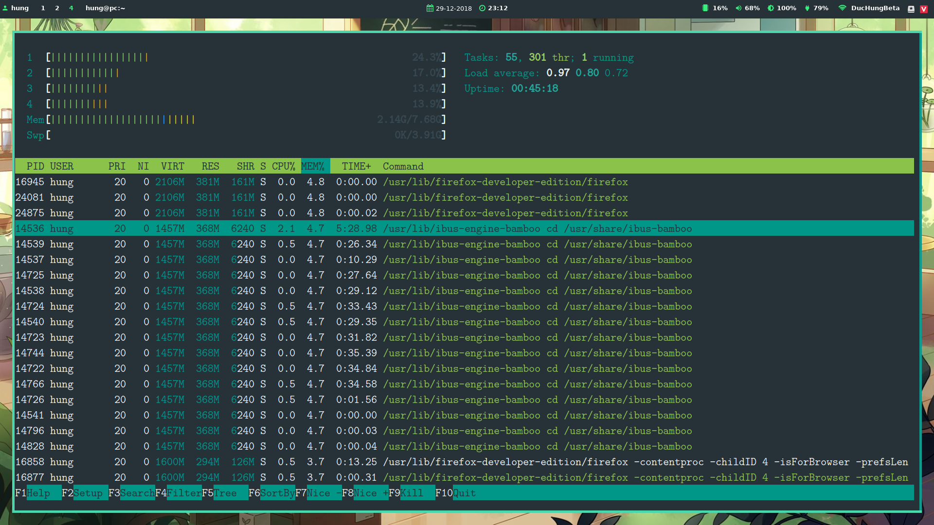 ibus-engine-bamboo đột ngột chiếm tài nguyên của CPU khá cao · Issue #6 · BambooEngine/ibus ...