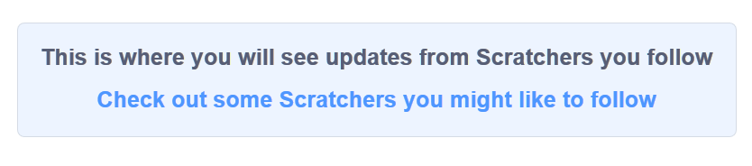 Homepage splash's "check out some scratchers" message is untranslated ...