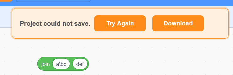 Projects with the sequence "\b" in any string input give a 500 error when saving · Issue #3497 ...