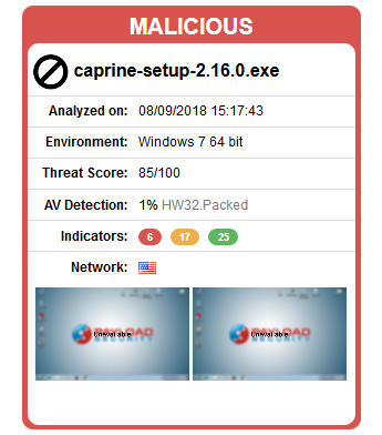 False Positive? MALICIOUS · Issue #555 · sindresorhus/caprine · GitHub