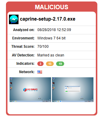 Scanned by Hybrid Analysis · Issue #570 · sindresorhus/caprine · GitHub