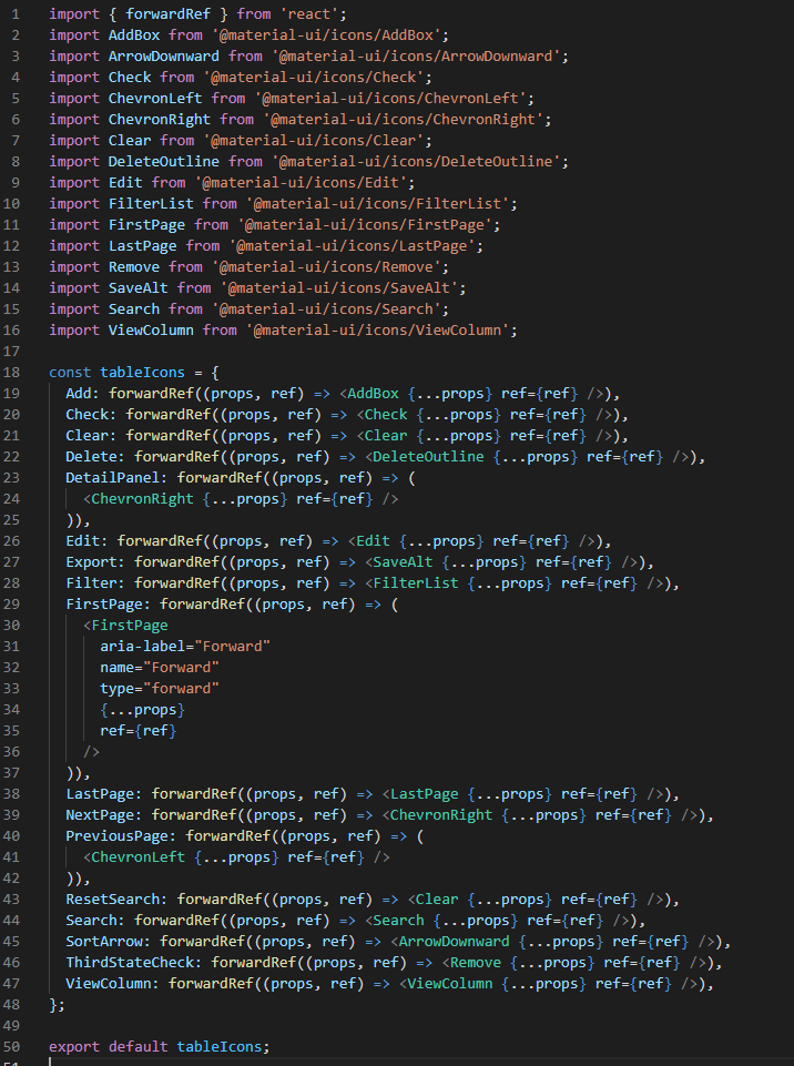 Trying to remove onPageChange warning · Issue #3036 · mbrn/material-table · GitHub