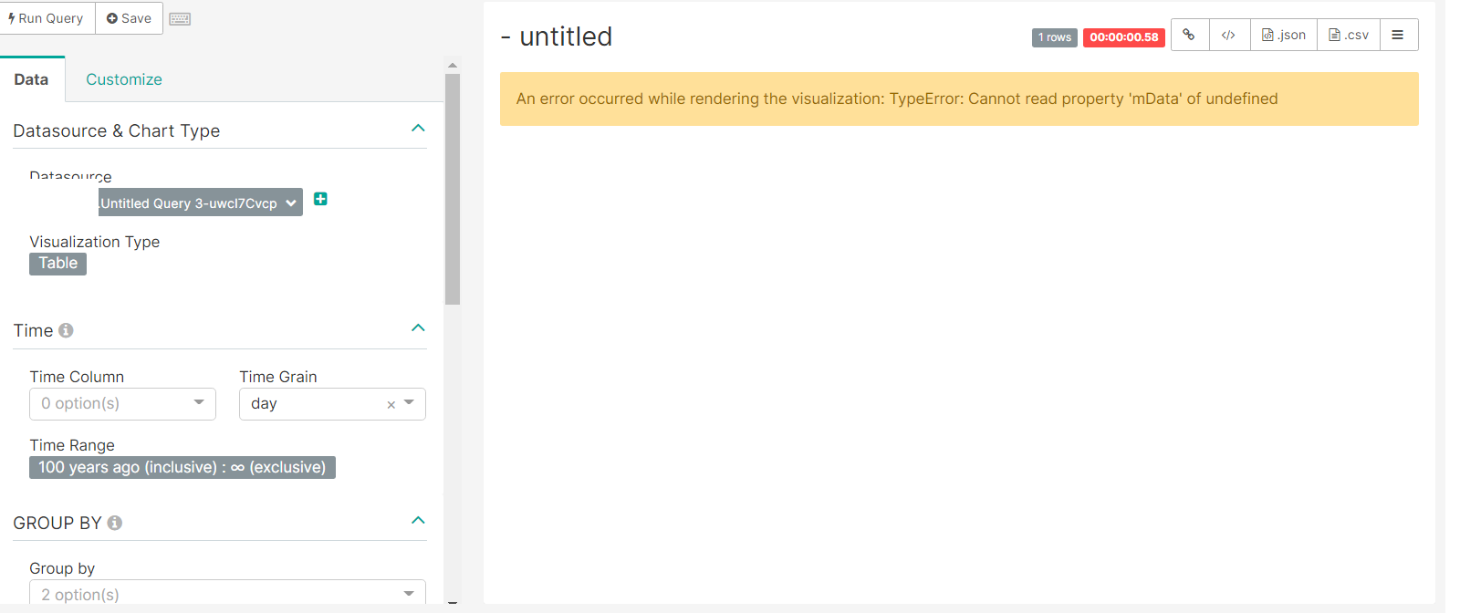 Data with HTML tags break Explore chart · Issue #11269 · apache ...