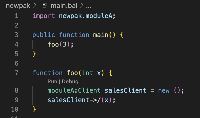 `run Debug` Buttons Do Not Work Appear Properly Inside Single `bal` Files And Sometimes In `bal