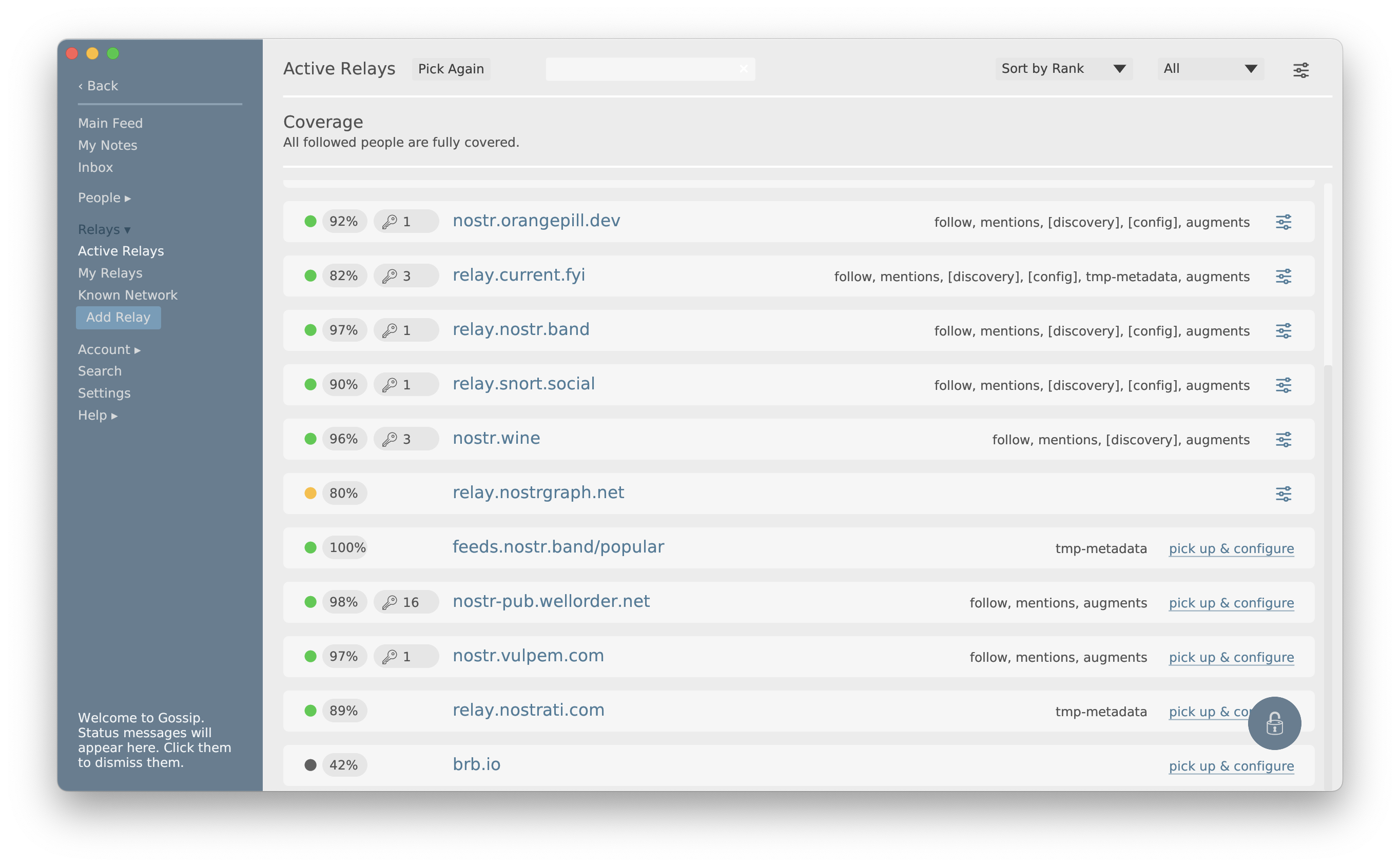Relay List at-a-glance issues · Issue #466 · mikedilger/gossip · GitHub