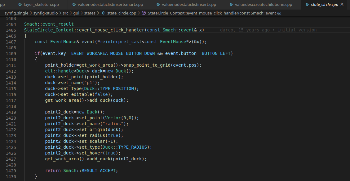 [Skeleton Tool] Visible bone when user does click-and-drag · Issue #1536 · synfig/synfig · GitHub