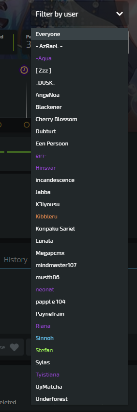 [deleted user] in modding user filter has made a return · Issue #4988 · ppy/osu-web · GitHub