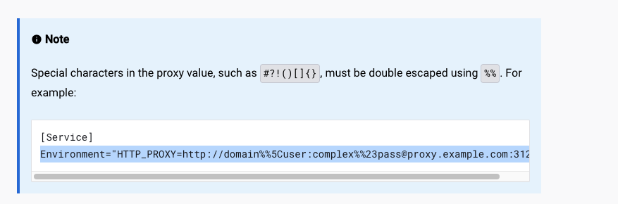 Docker proxy with special chars doesn't work as expected · Issue #18347 · docker/docs · GitHub