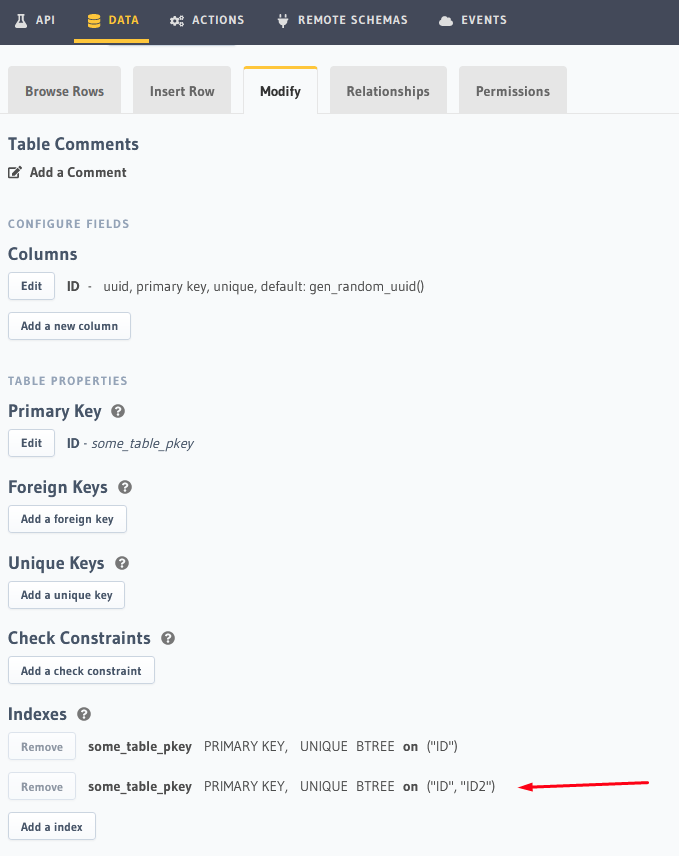 Wrong indexes listed when multiple schemas have tables with the same name · Issue #9420 · hasura ...
