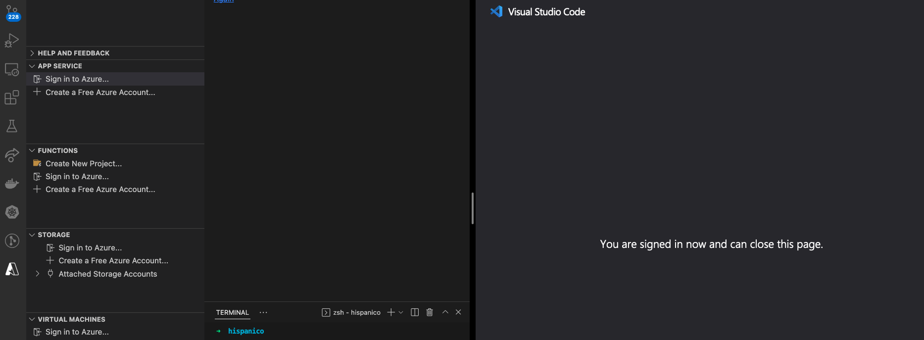 Azure Sign In failed on version 0.10.0 · Issue #476 · microsoft/vscode ...