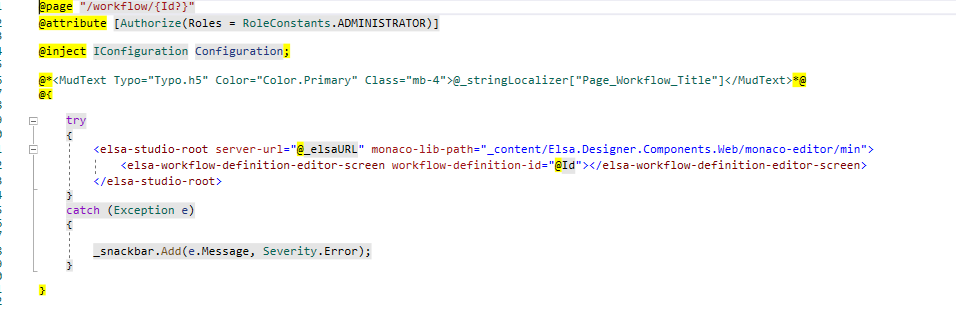 Elsa 2.4.0.1, Can not Intercept Outgoing HTTP requests with balzor Server To add authorization ...