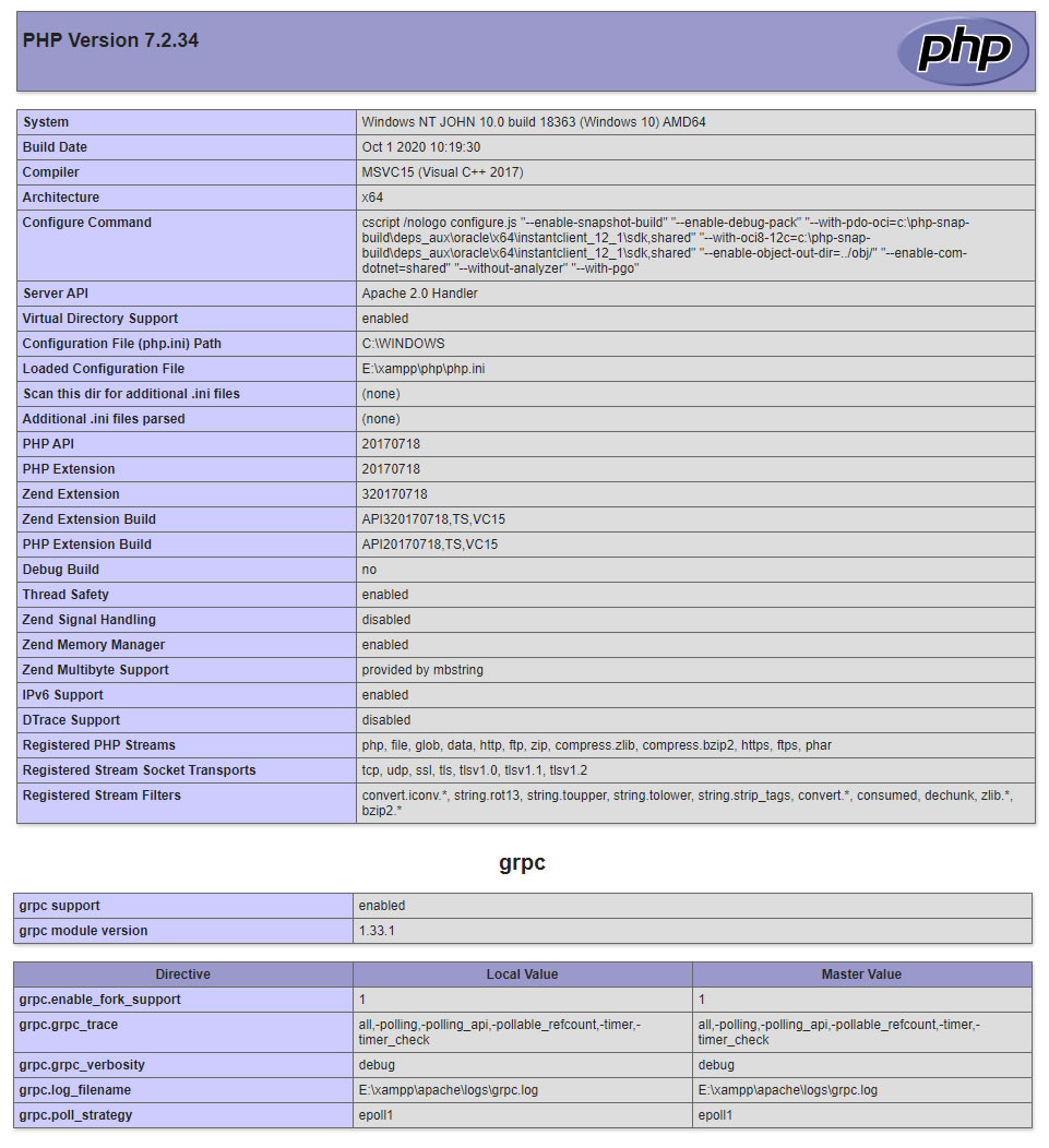 gCloud missing GRPC extension · Issue #3545 · googleapis/google-cloud-php · GitHub