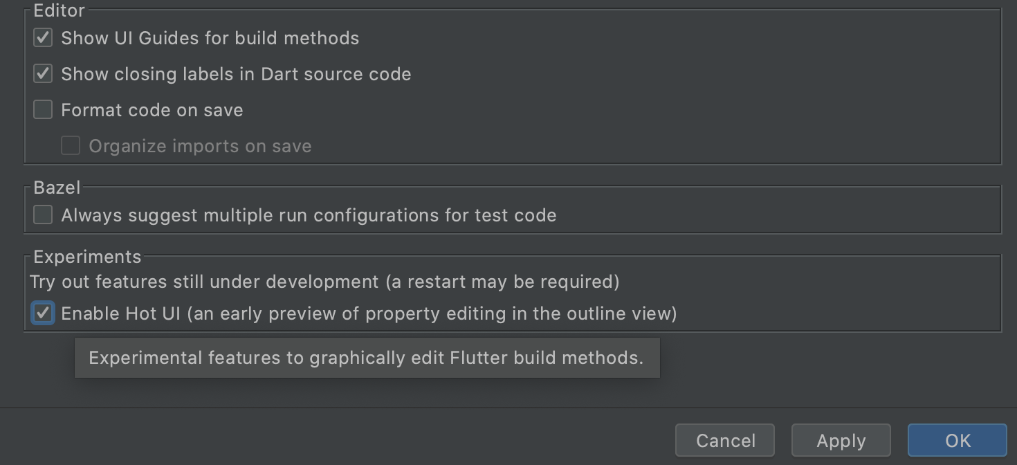 Hot UI doesn't show device mirror · Issue #4202 · flutter/flutter-intellij · GitHub