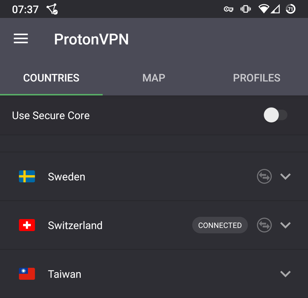 Make Swiss flag square · Issue #57 · ProtonVPN/android-app · GitHub