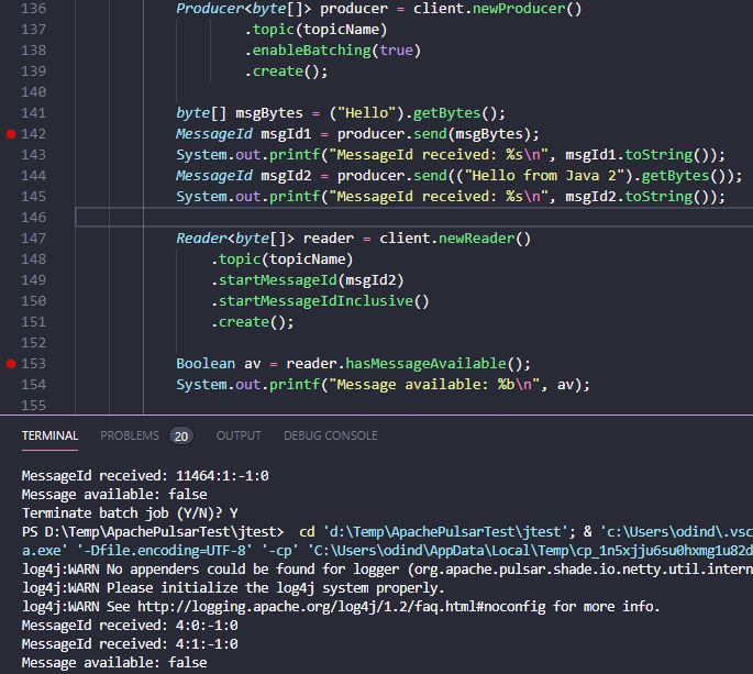 Ireader Hasmessageavailableasync Incorrectly Returns False When Messageidinclusive True · Issue