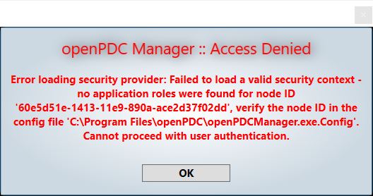Identification Error · Issue #116 · GridProtectionAlliance/openPDC · GitHub