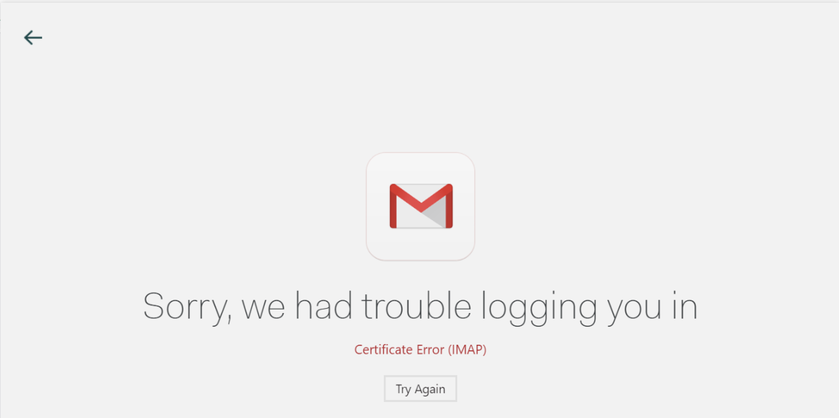 Gmail Sync problem · Issue #1066 · Foundry376/Mailspring · GitHub