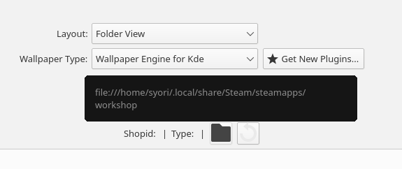 List of WP is empty, but files in folder is avaible · Issue #1 · catsout/wallpaper-engine-kde ...