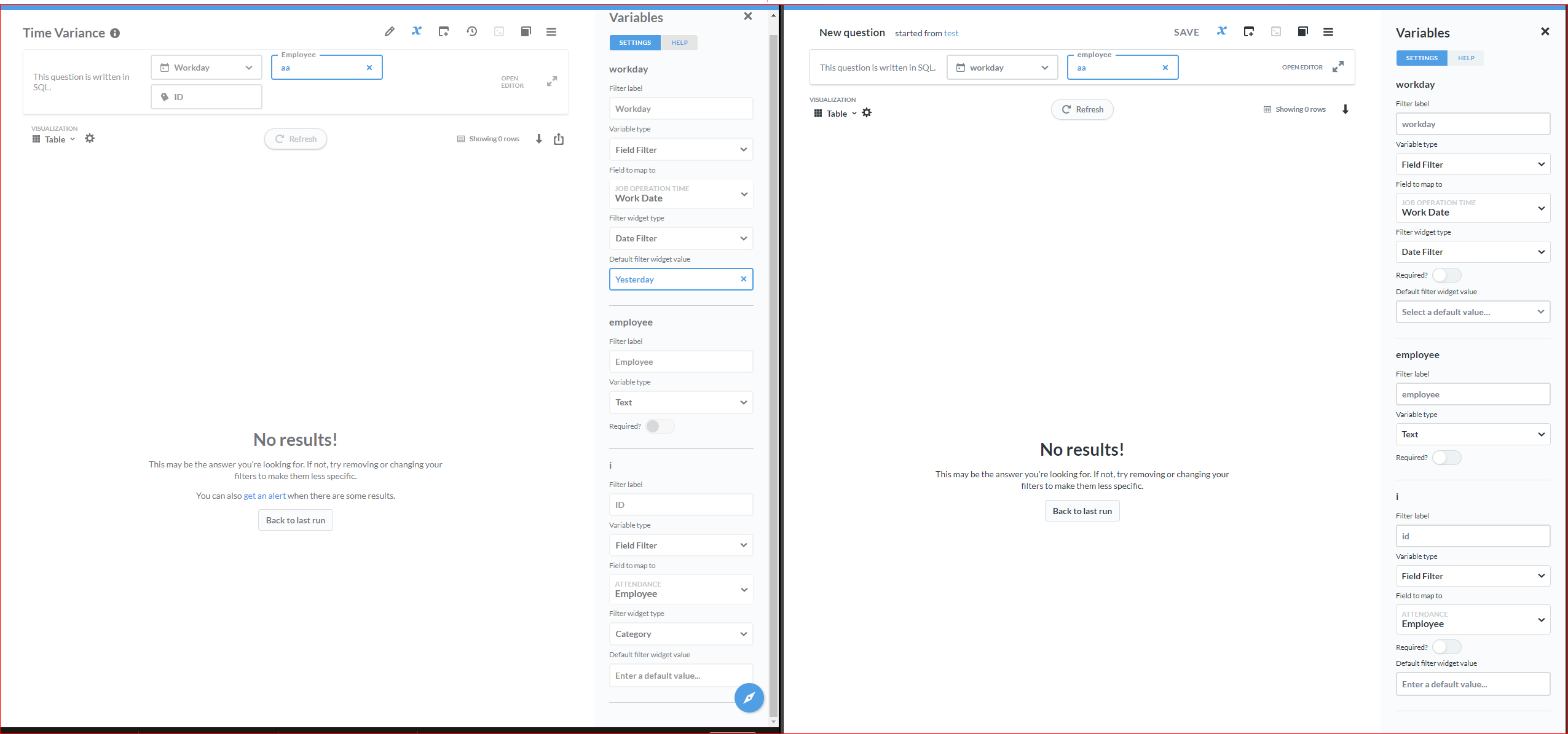 Field Filter not working with View · Issue #6748 · metabase/metabase ...