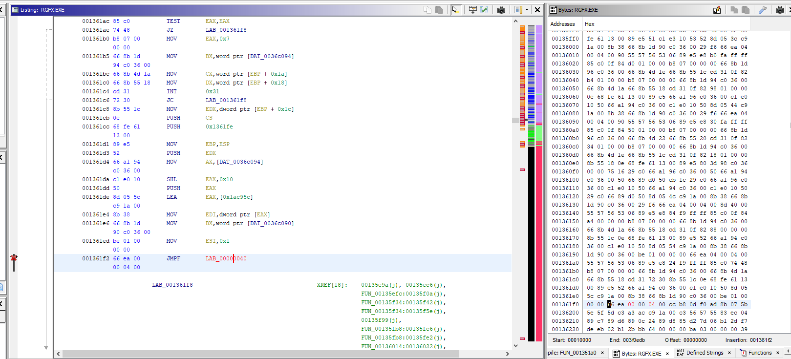 Incorrect Bytes In Data Section · Issue 1 · Yetmorecode Ghidra Lx Loader · Github