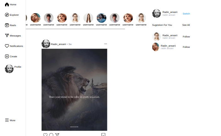 GitHub - RadinAnsari/instagram_template: An instagram template with ...