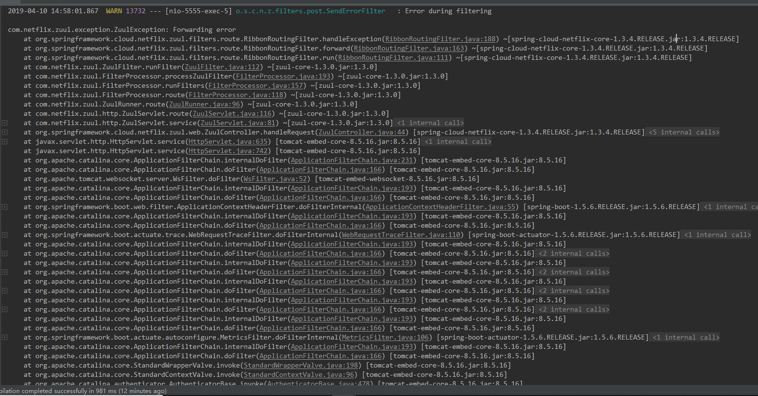 Zuul Forwarding error Exception · Issue #3498 · spring-cloud/spring-cloud-netflix · GitHub