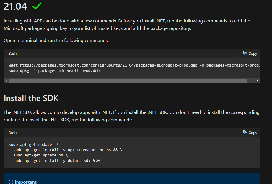 Confusing install steps for linux · Issue #24447 · dotnet/docs · GitHub