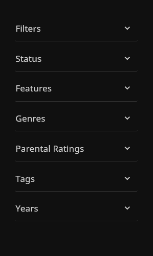 Add missing library filters to TV Library View · Issue #1157 · jellyfin ...