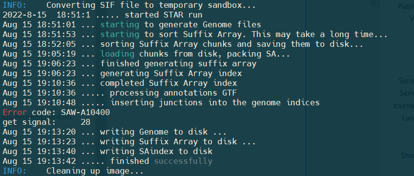 Error code: SAW-A10400 · Issue #12 · STOmics/SAW · GitHub