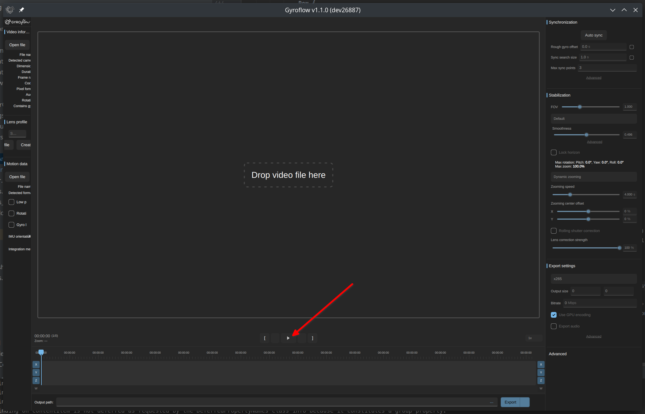 Linux 1.0rc1 appimage missing features · Issue #134 · gyroflow/gyroflow · GitHub