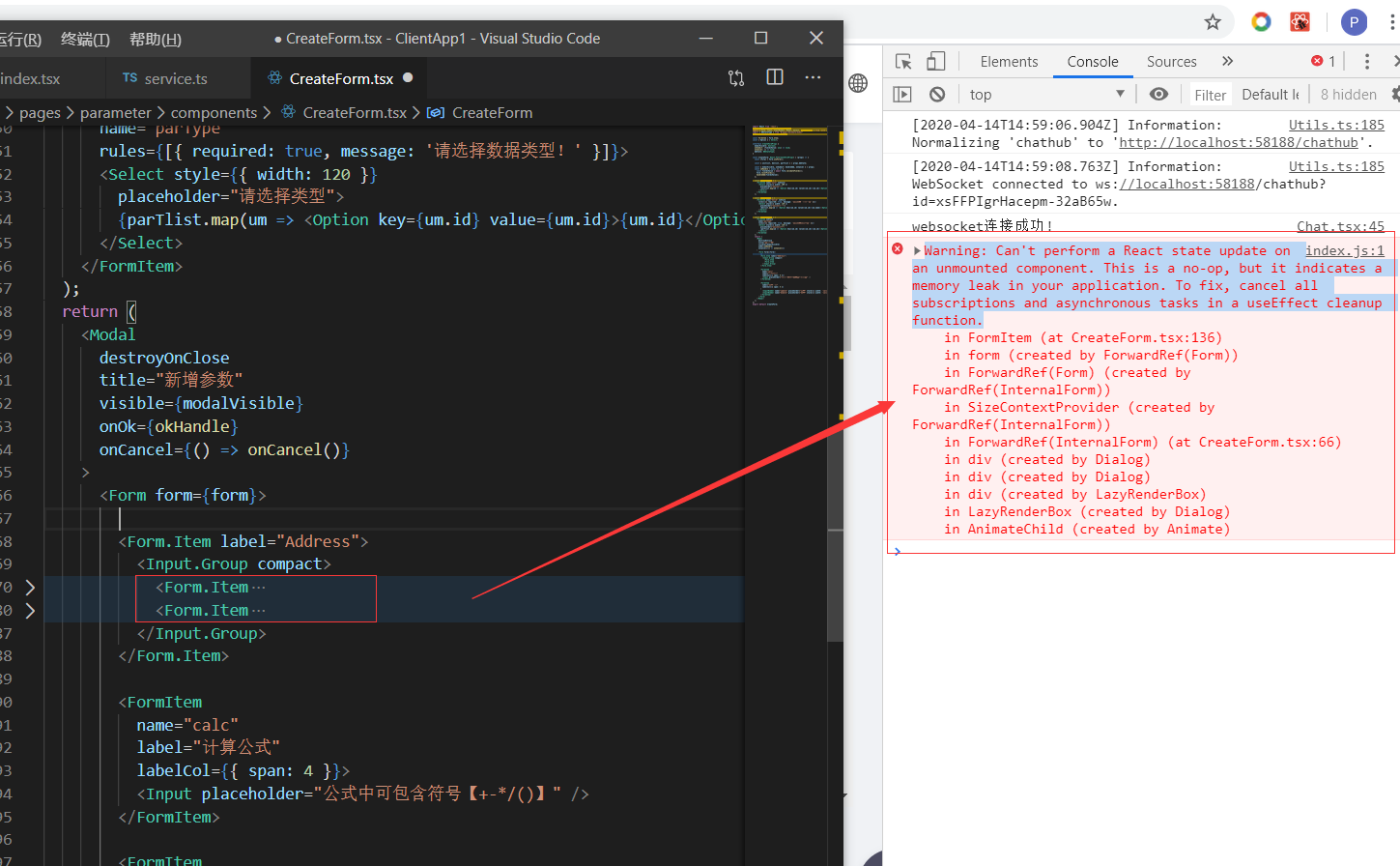 Modal中的Form.Item嵌套页面关闭后会报错 🐛[BUG] · Issue #6389 · ant-design/ant-design ...