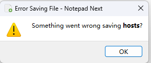 can not edit hosts file · Issue #312 · dail8859/NotepadNext · GitHub
