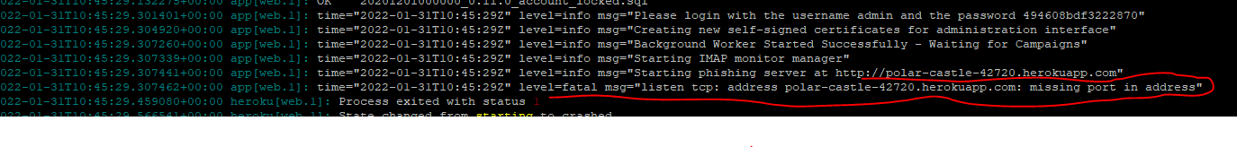 Gophish Deploy on Heroku vps · Issue #2386 · gophish/gophish · GitHub